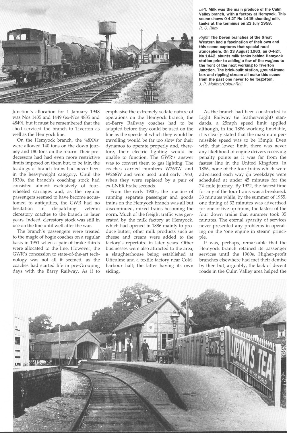Culm Valley Steam Railway through the ages - Blackdown Archives