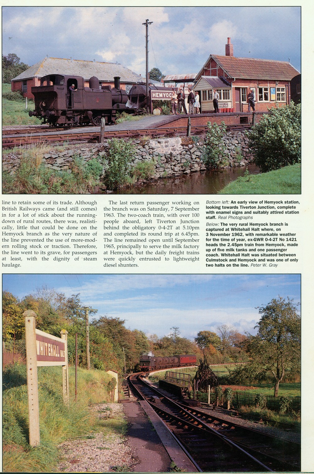 Culm Valley Steam Railway through the ages - Blackdown Archives