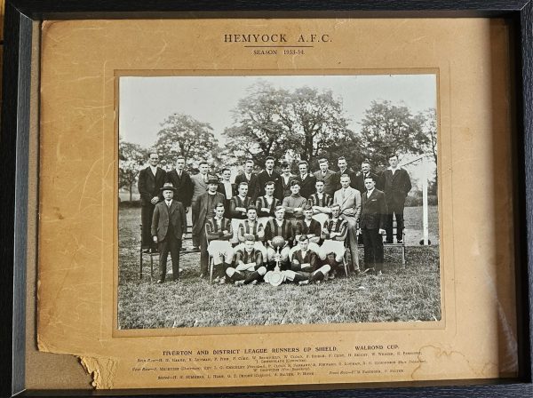 Hemyock Football Club in 1934 - Blackdown Archives